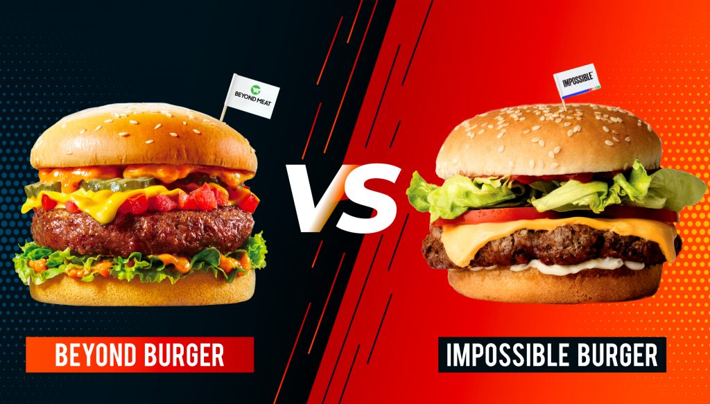 Beyond vs Impossible - Meatless Patties
